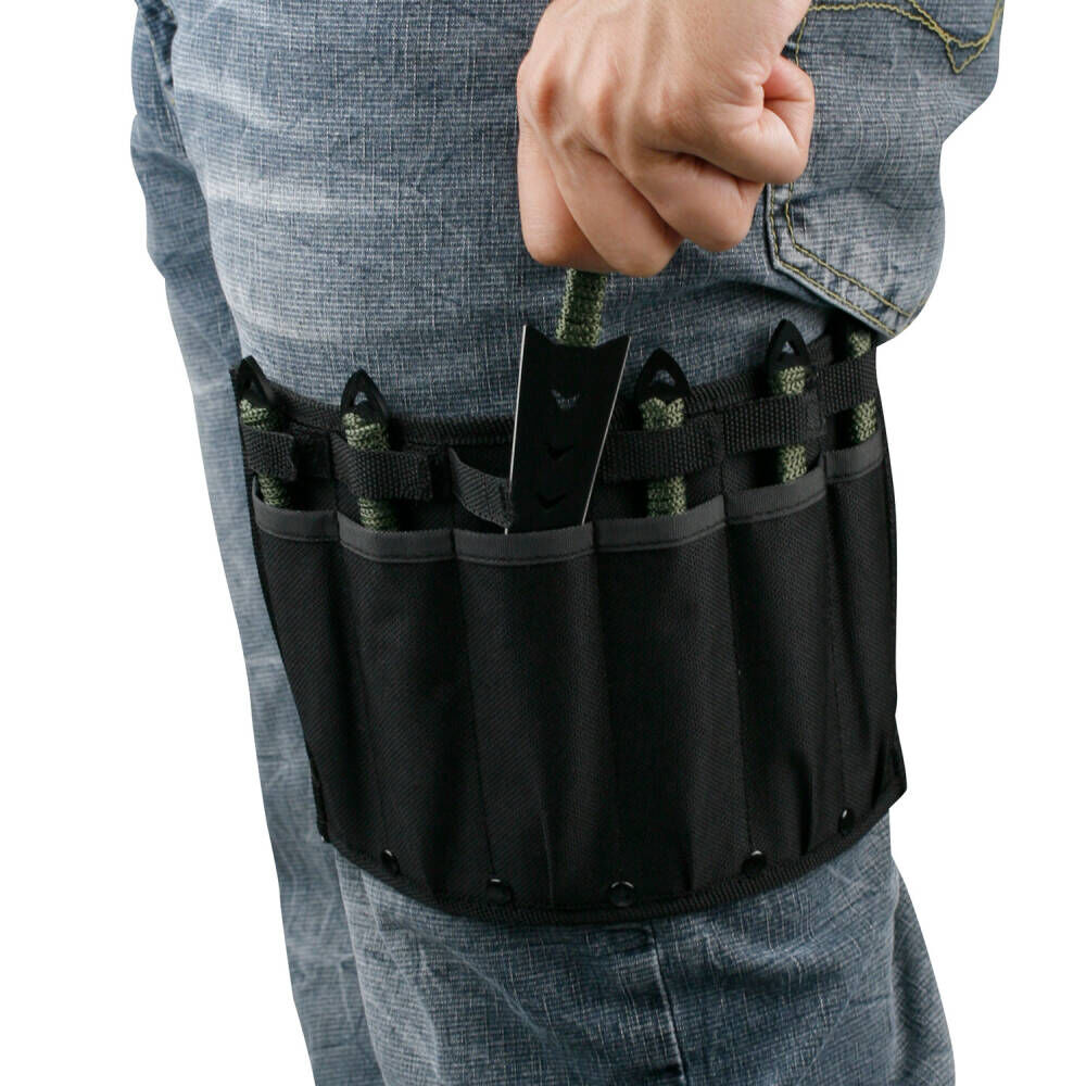 Set de 6 Cutite cu Teaca si Scut, Inox, rc-040-6 - eMAG.ro