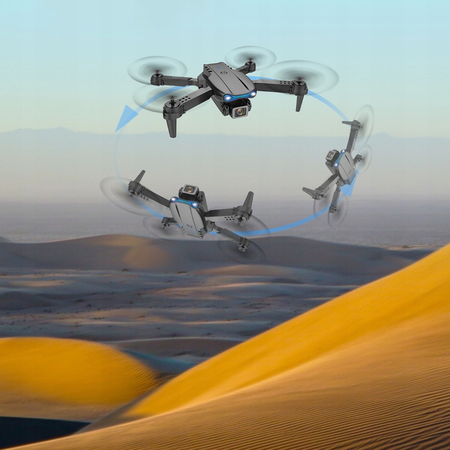 Drona E99, Pro Max, 2 camere, Elice de rezerva, 22.5x29 cm, 250 m - eMAG.ro