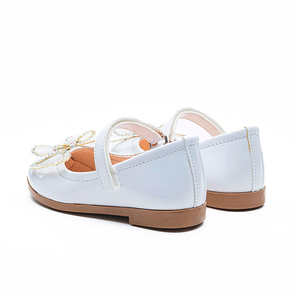 Pantofi balerini eleganti Kidopo Alb Class, marimea 21 - eMAG.ro