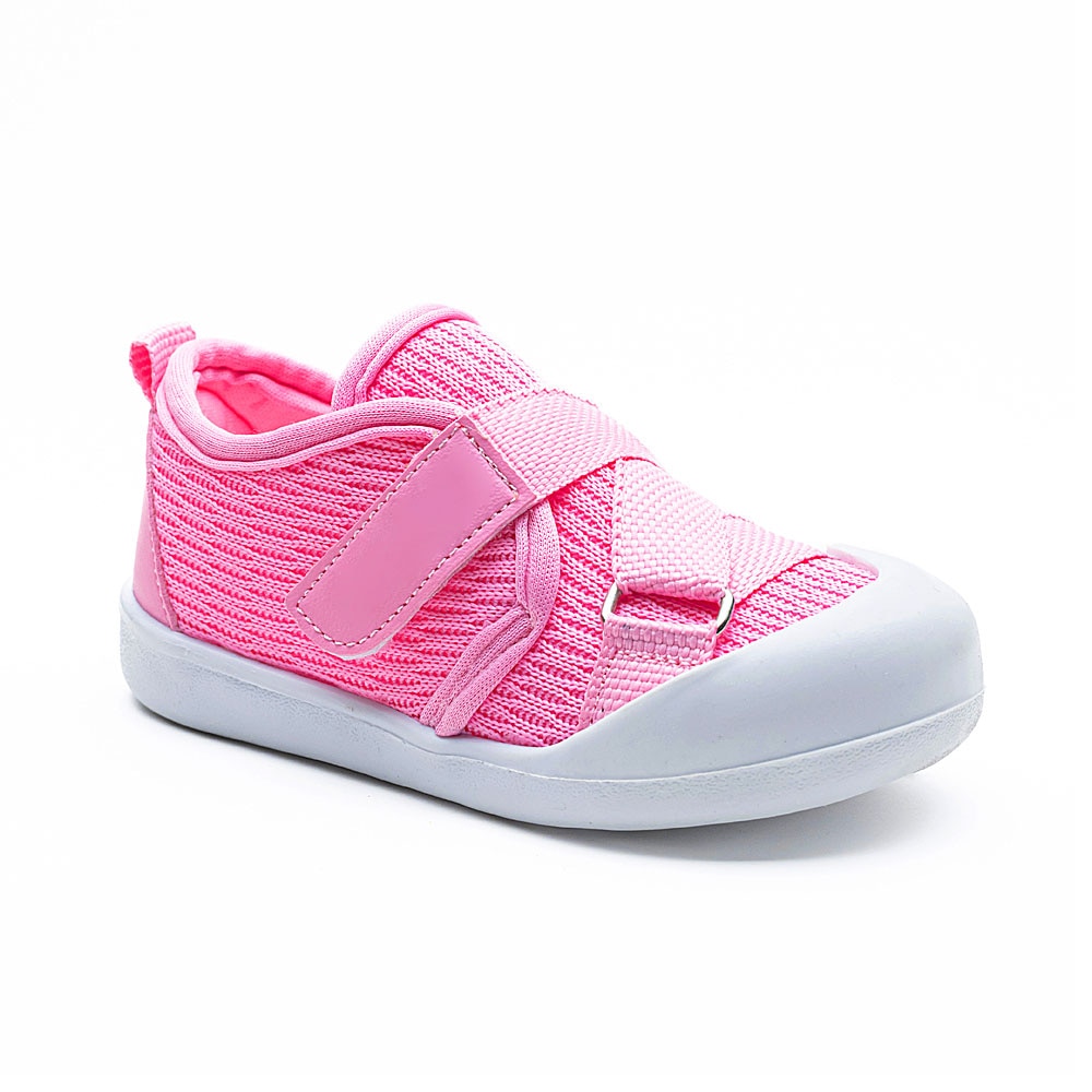 Pantofi primii pasi Kidopo Softy textil Pink, marimea 20 - eMAG.ro