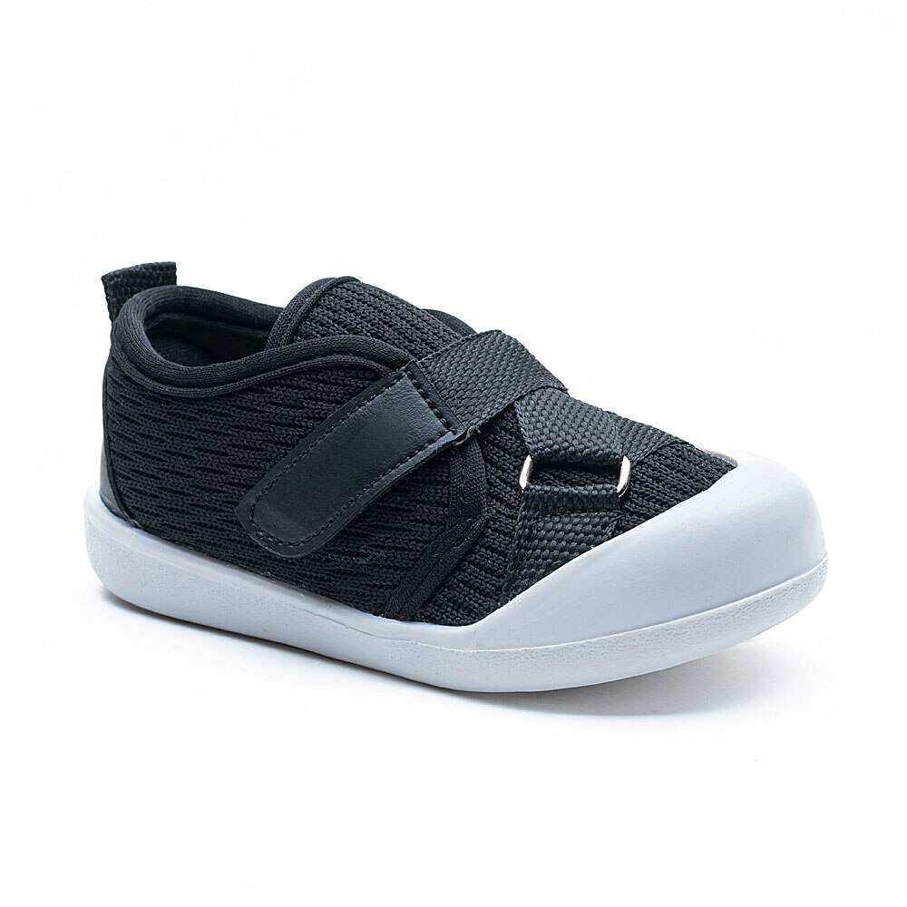 Pantofi primii pasi Kidopo Softy textil Black, marimea 22 - eMAG.ro