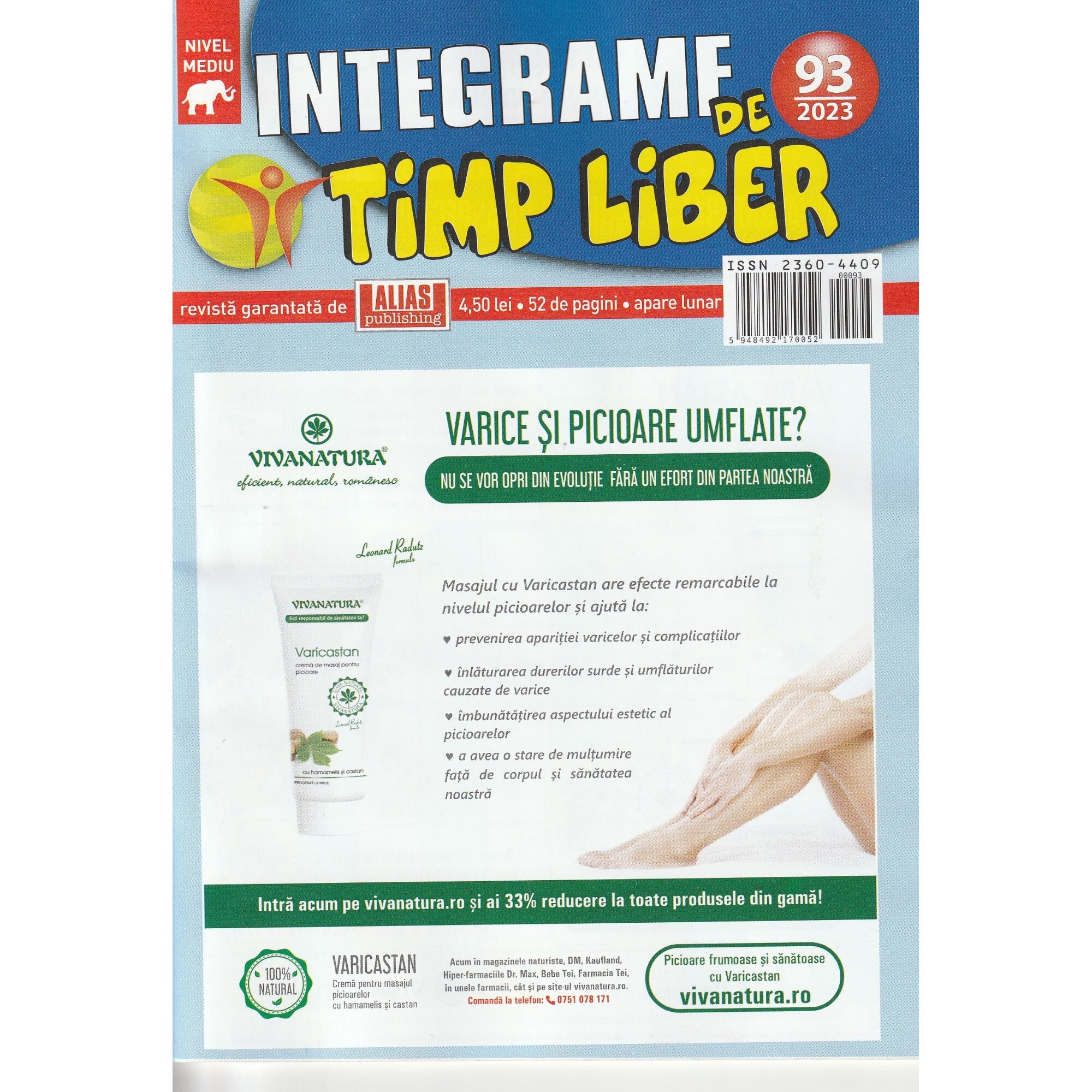 Integrame de timp liber nr.93 - nivel mediu - eMAG.ro