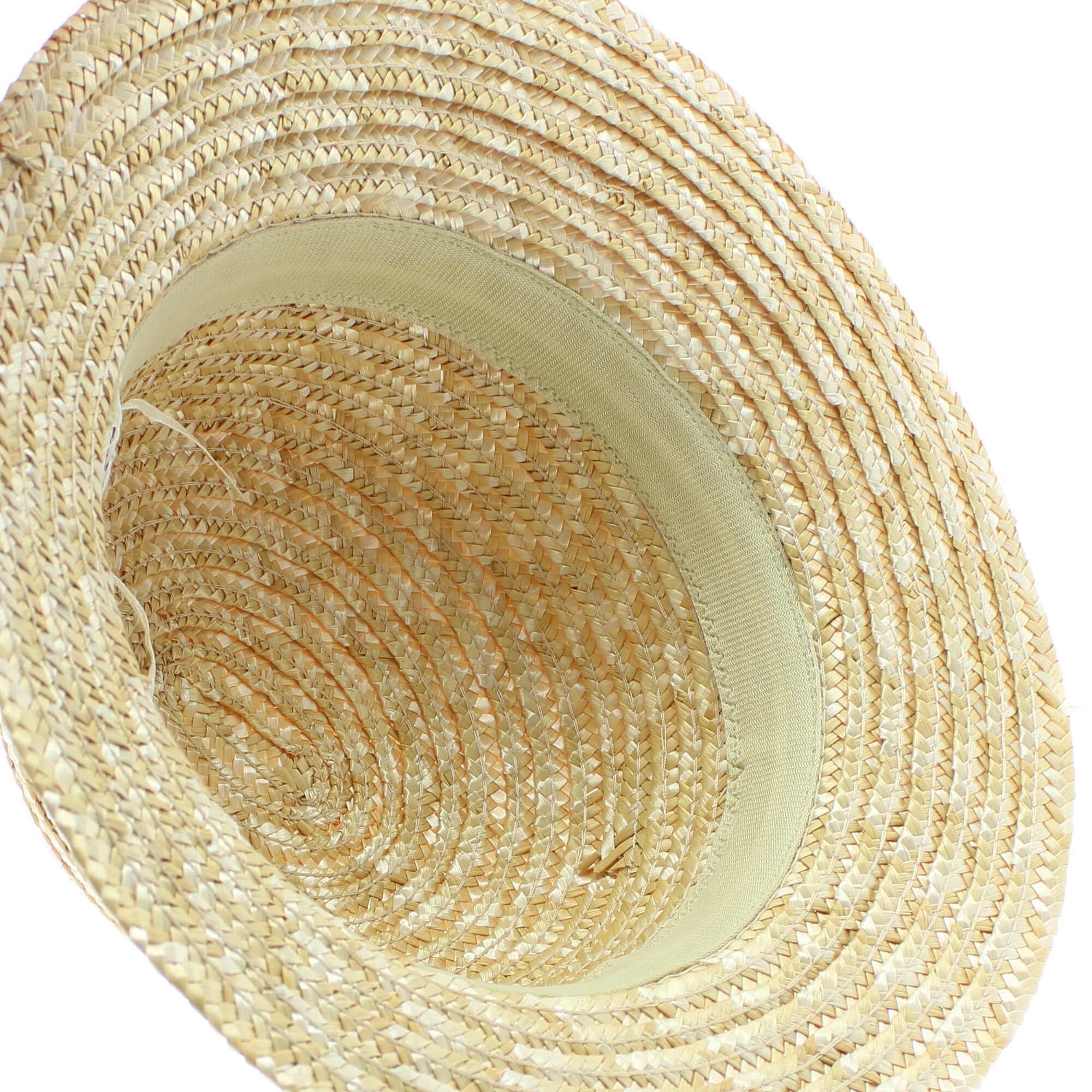 Palarie de soare, dama, Anoul, din paie, one size, bor mic, cu banda ...