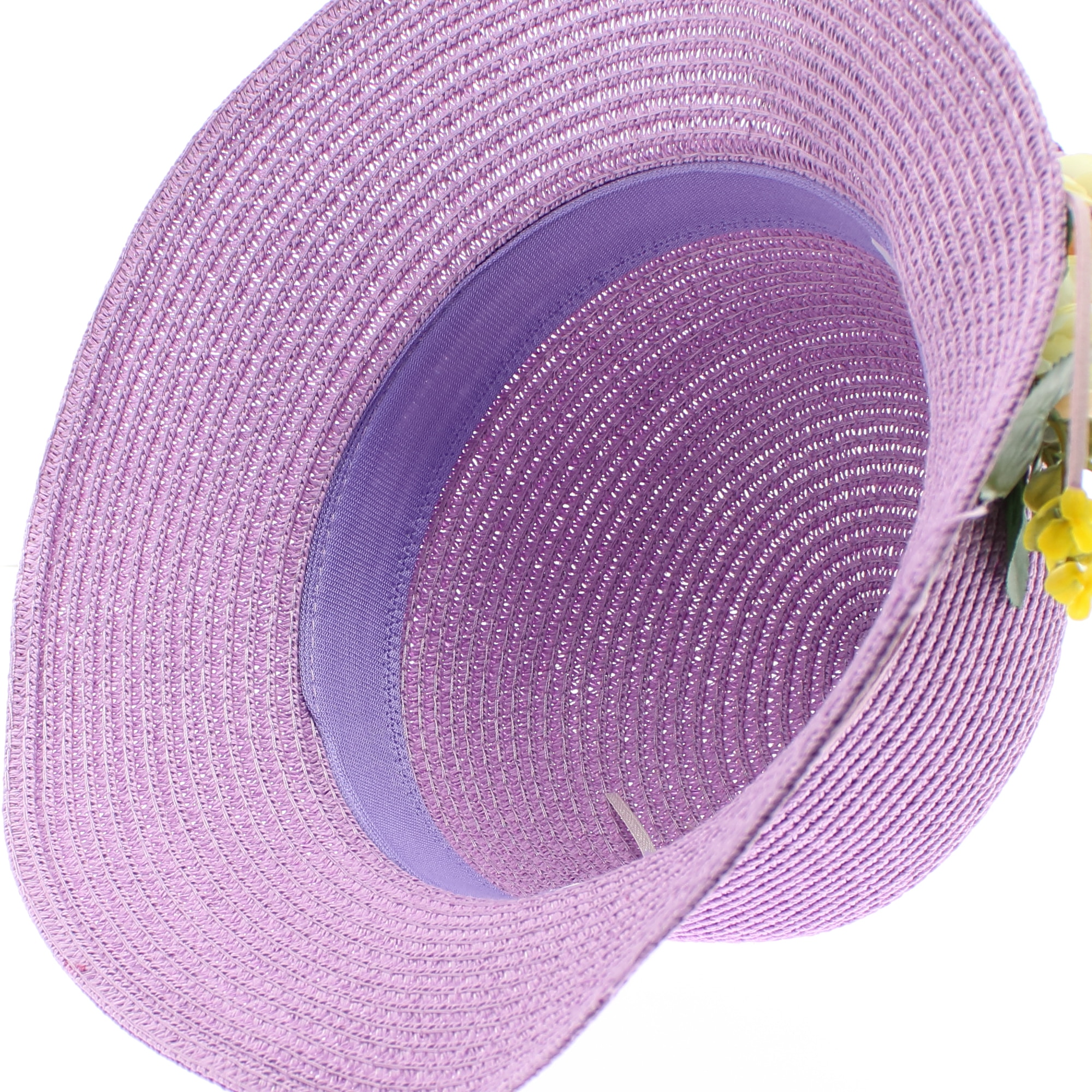 Palarie de soare, dama, Anoul, din paie de hartie, one size, bor mic ...