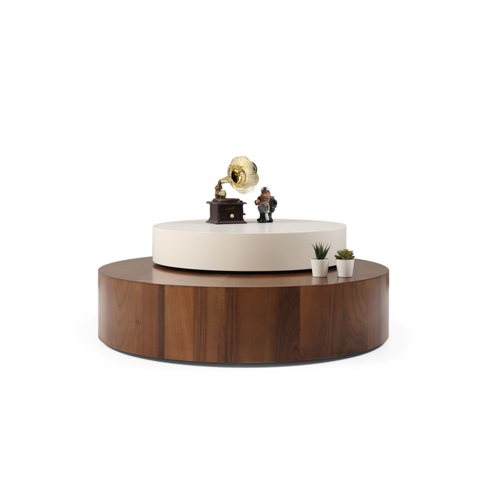 Masuta de cafea, Vezuhome, Masa Oreo Sufragerie, PAL, 100 x100 x 23 cm ...