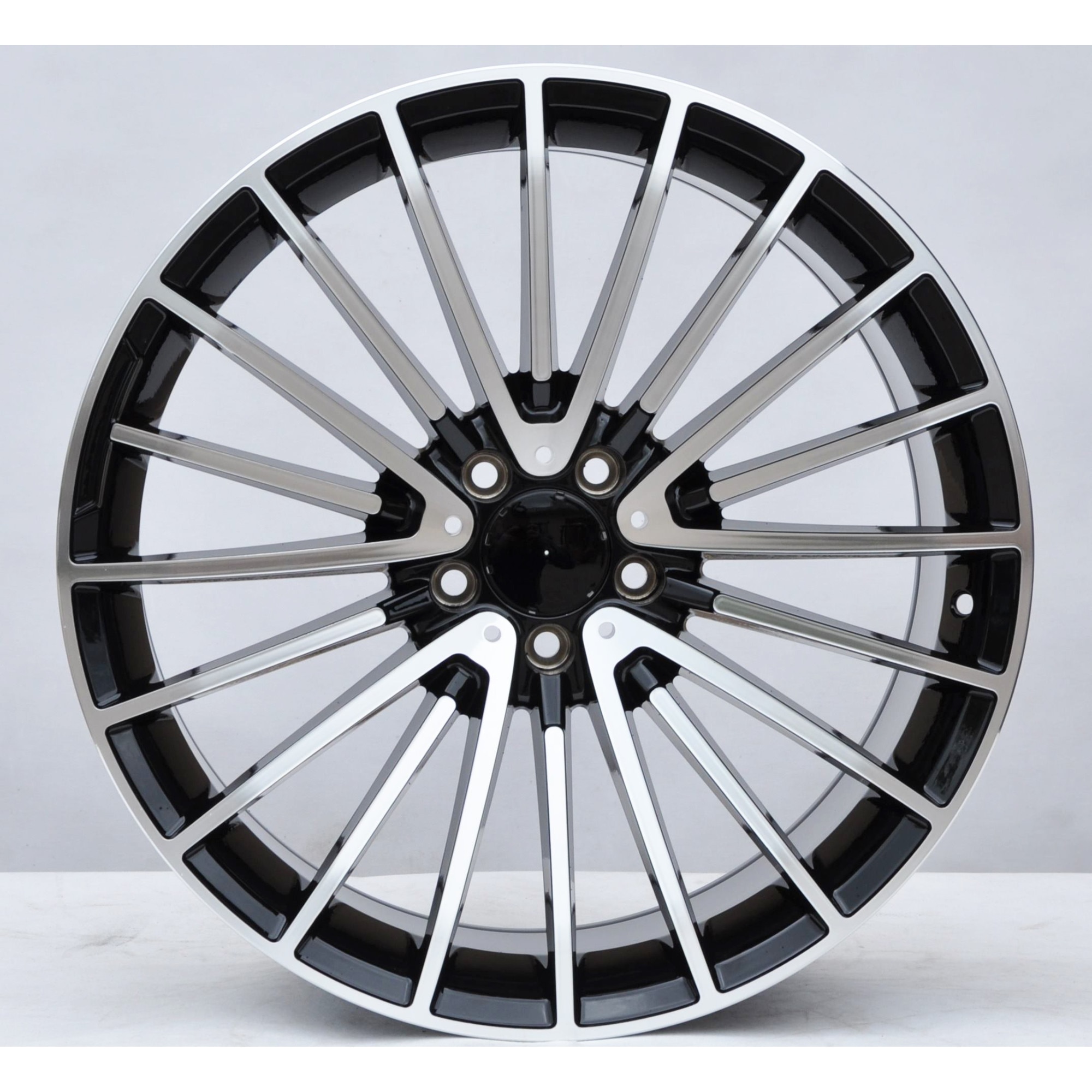 Set 4 jante PDW, Aliaj, 0235, 22 x 9 inch, 5 x 112, ET32, Negru lucios ...