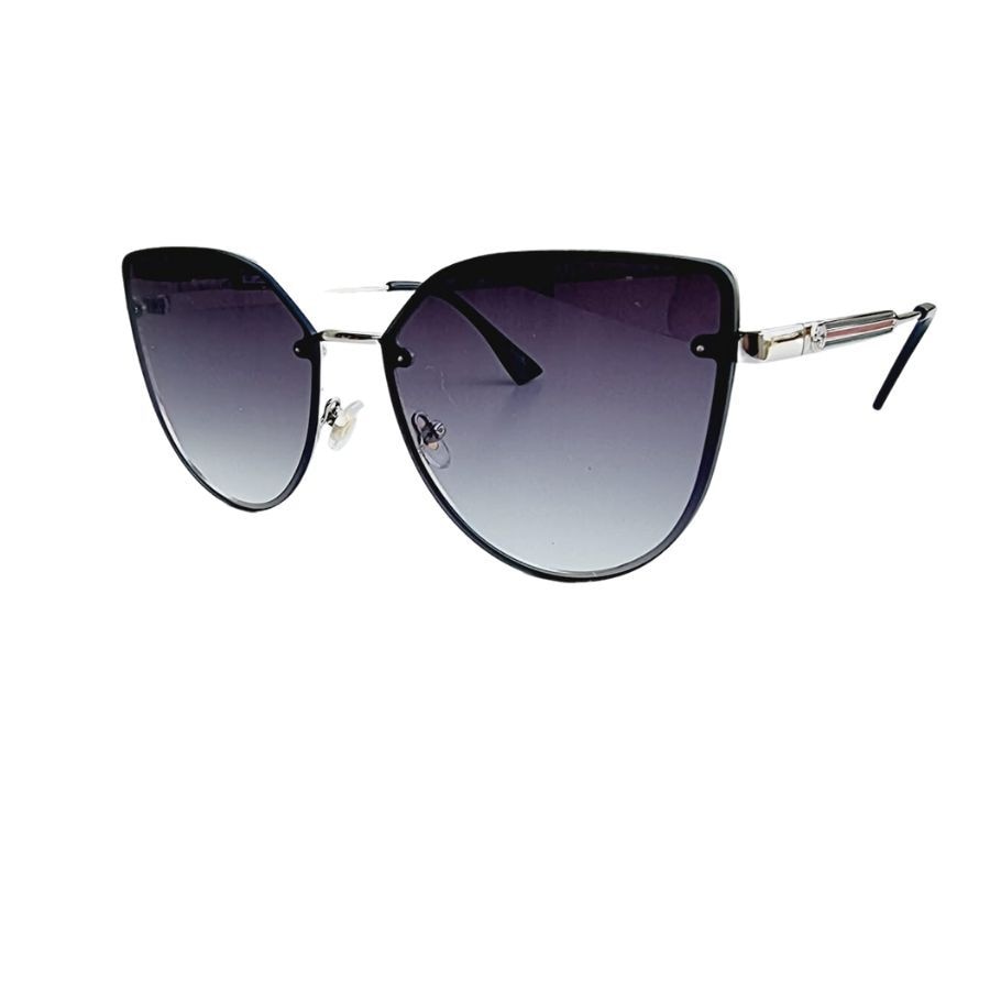 Ochelari de soare cat-eye design italian de dama, toc si laveta incluse ...