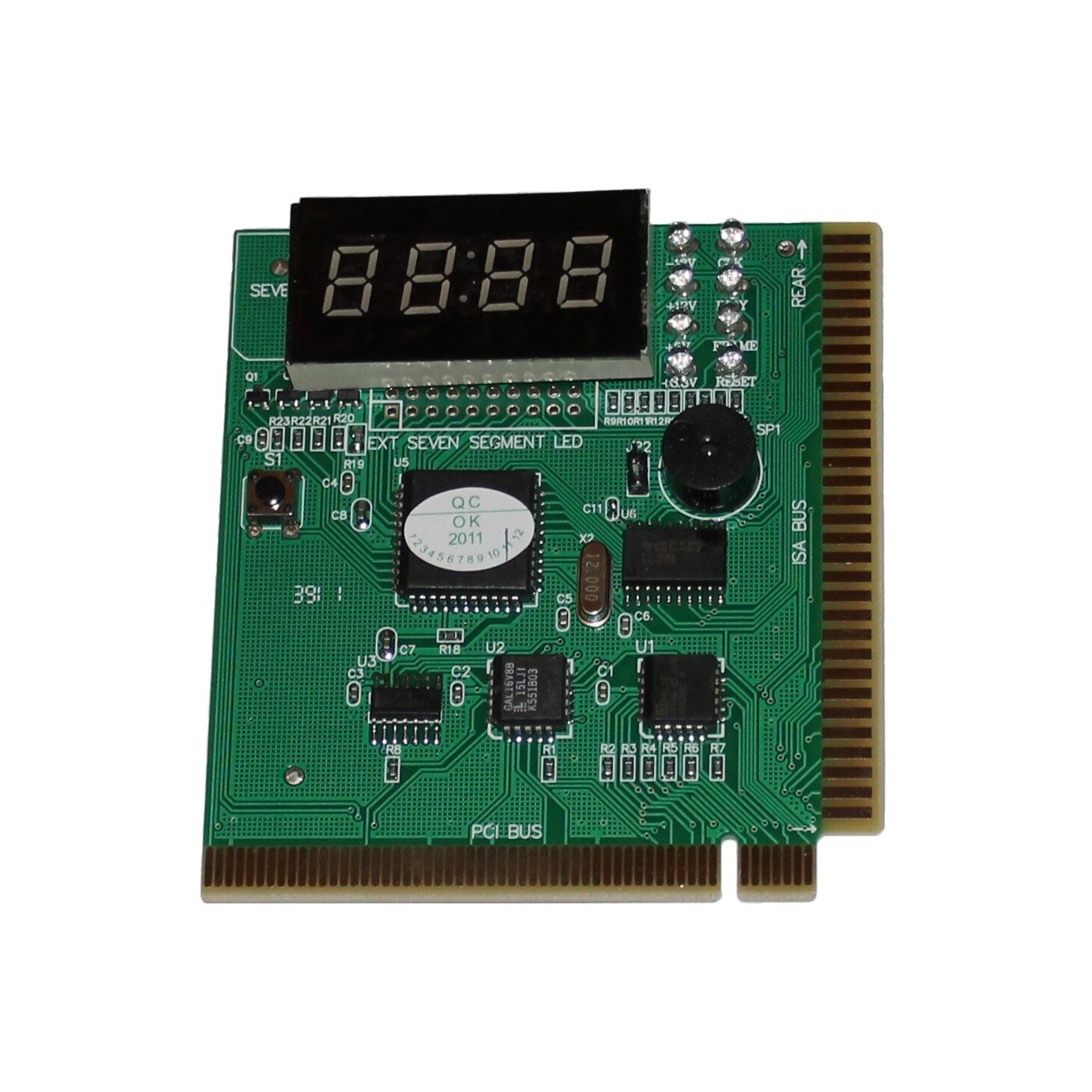 PC diagnosztika alaplap POST teszter PCI ISA - eMAG.hu