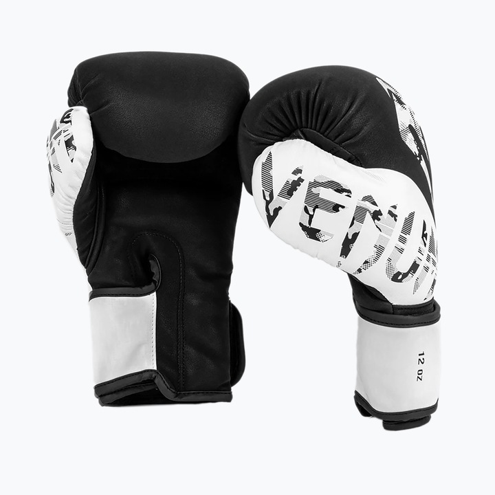 Manusi de box, Venum, Alb/Negru, 14 Oz - eMAG.ro