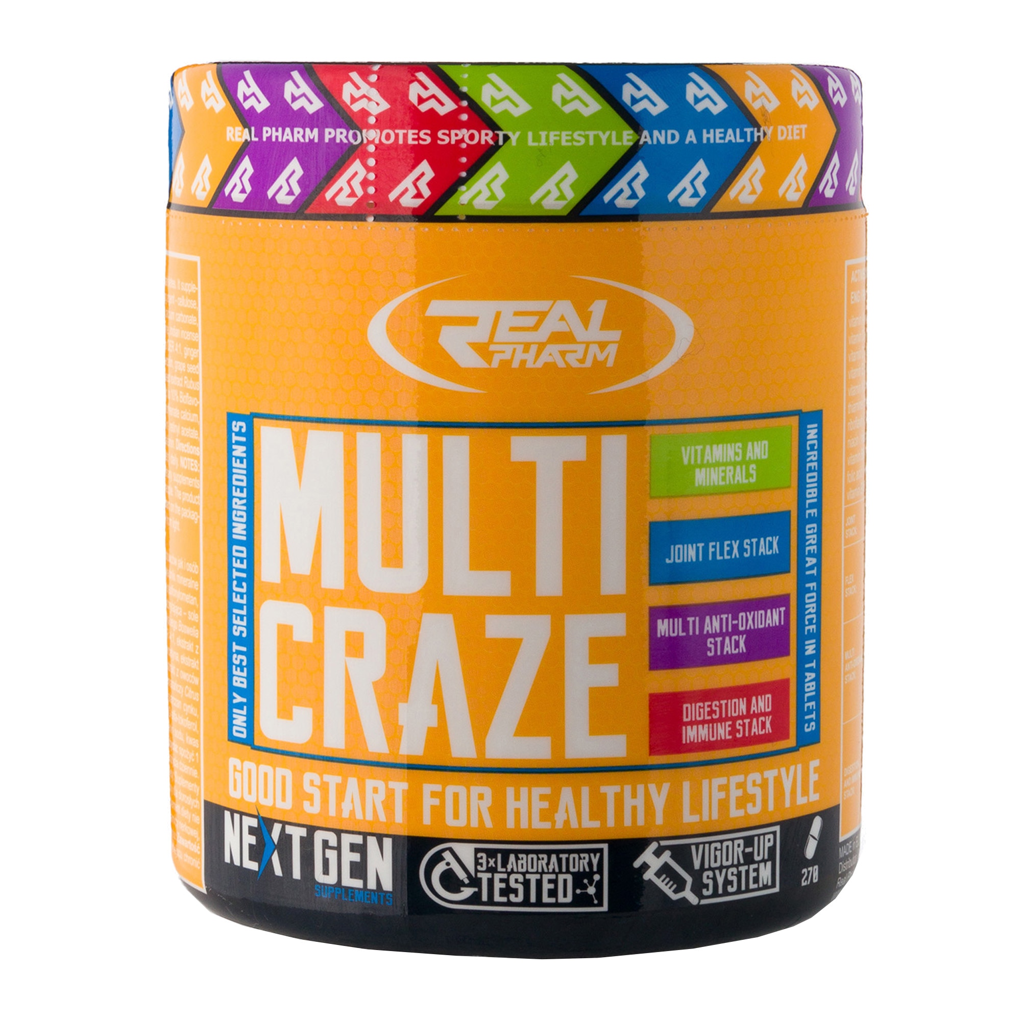 Complex de vitamine si minerale Multi Craz, Real Pharm, 270 tablete ...