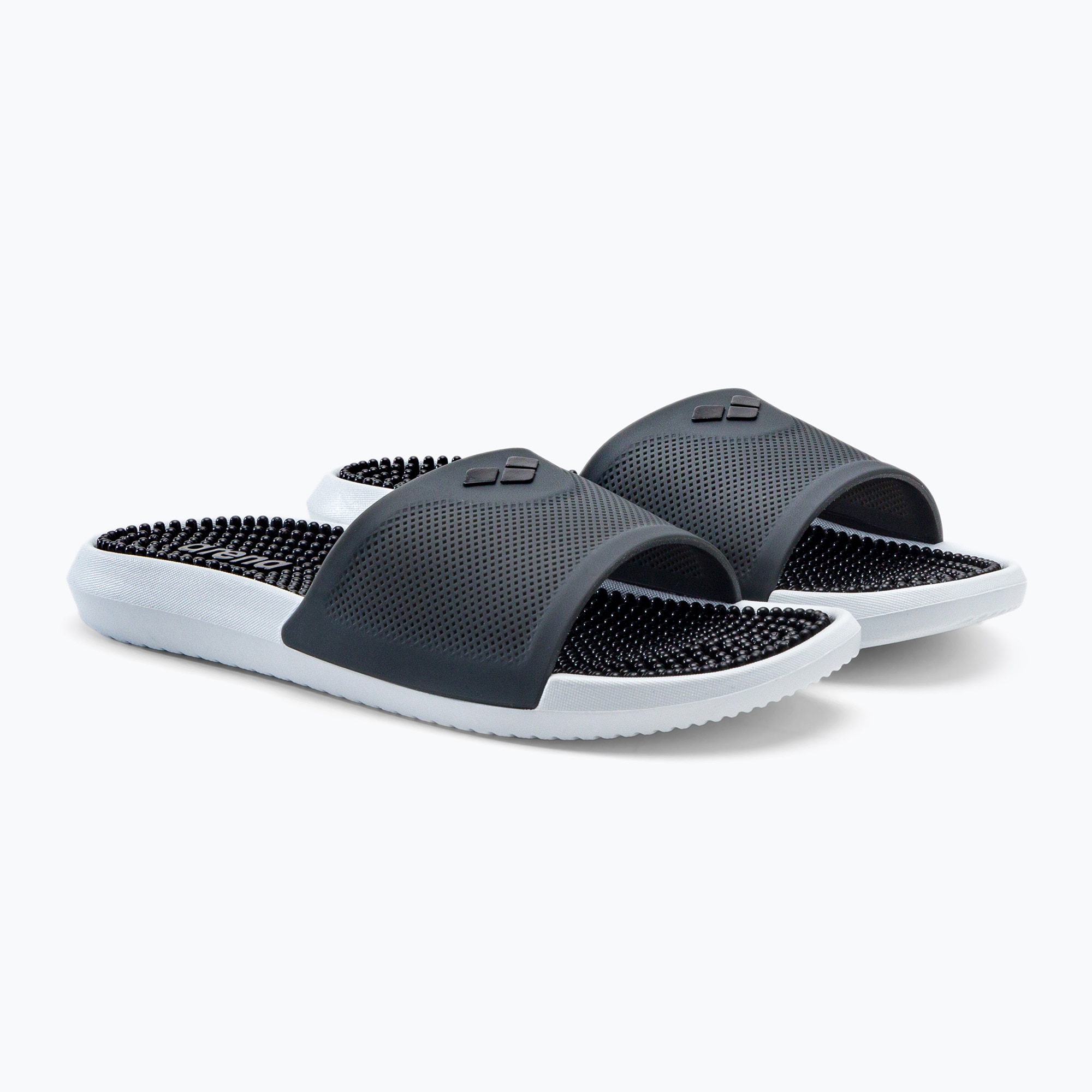 Papuci unisex, Arena, PVC/EVA/TPU, Alb/Negru, 37 EU - eMAG.ro