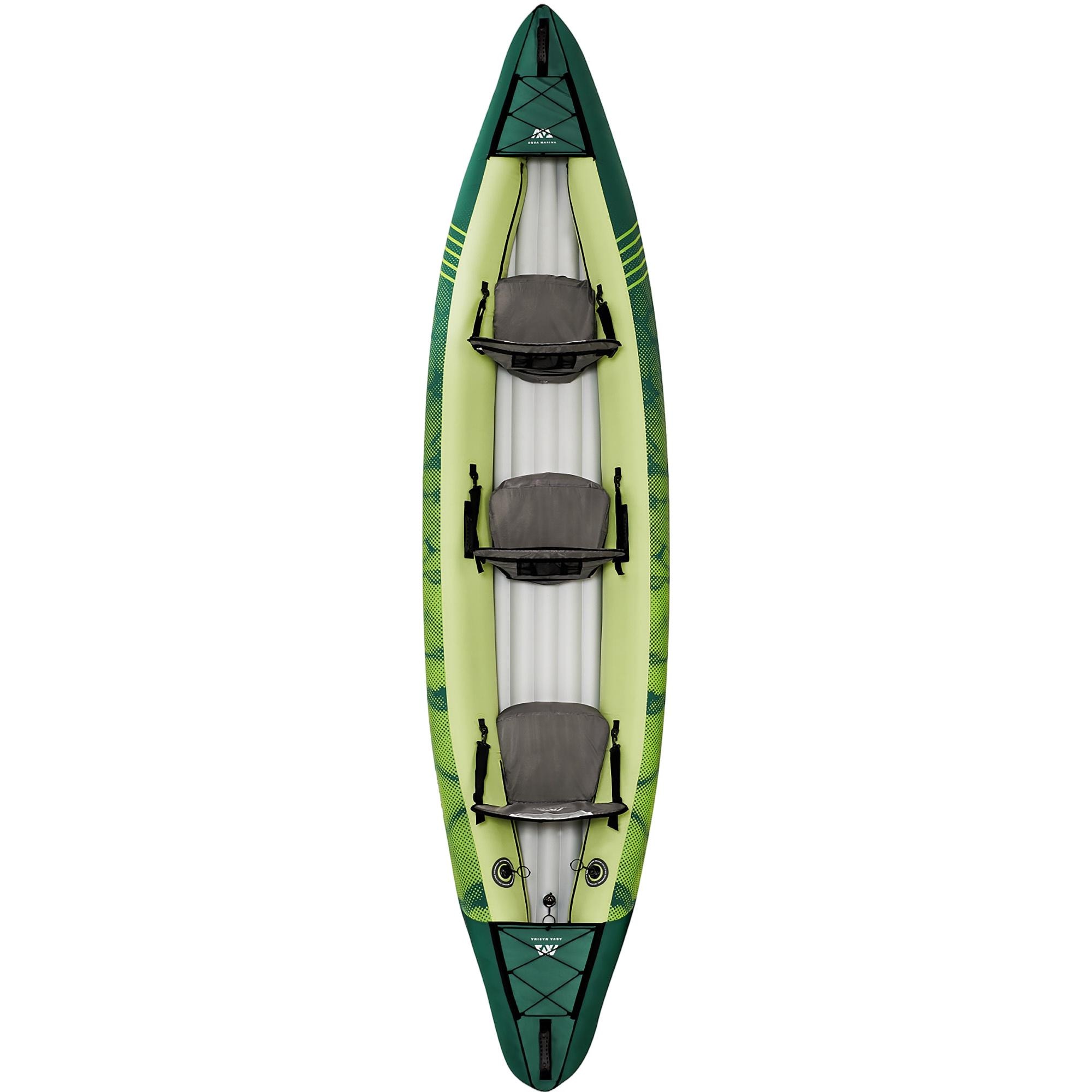 Caiac gonflabil, Aqua Marina, Poliester, 370x85 cm, Multicolor - eMAG.ro