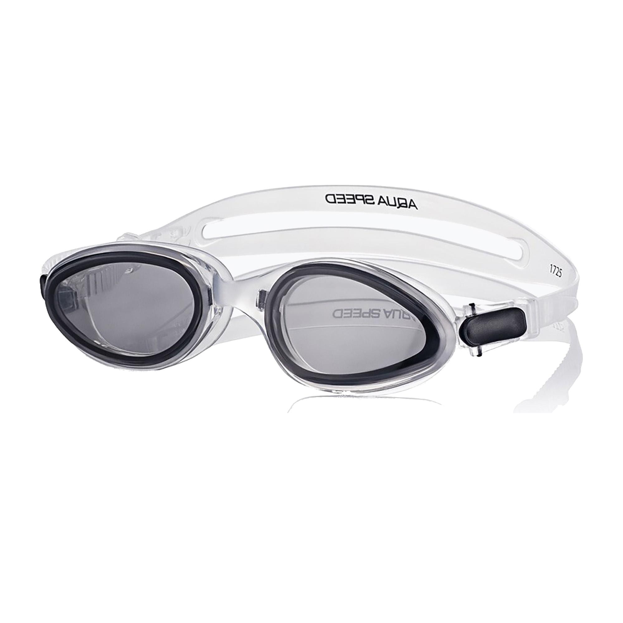 Ochelari de inot pentru copii, Aqua Speed, Siliciu, Sonic, Alb/Negru ...