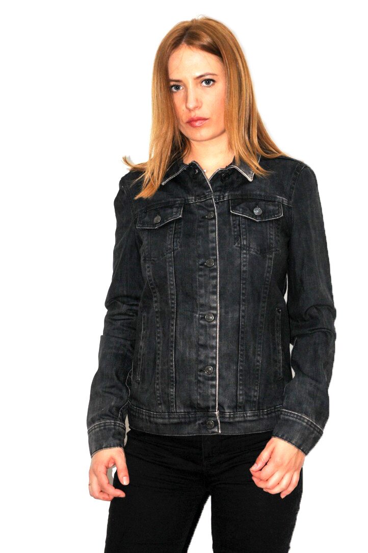 Geaca Mango, Carita, Dark Gray, marimea M - eMAG.ro