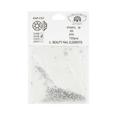 Set 720 cristale unghii Swarovski, Global Fashion, S4AB, Transparente ...