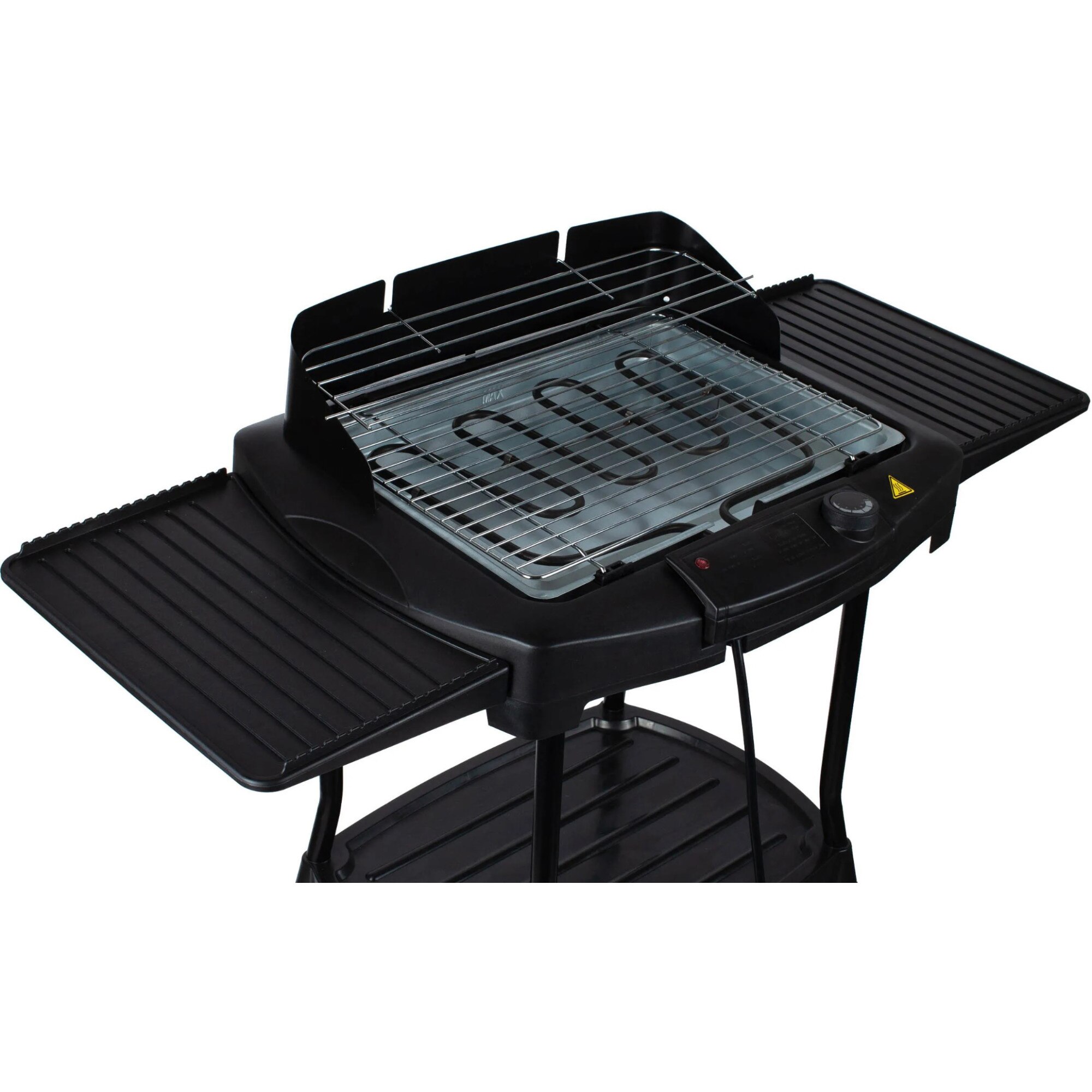 Gratar electric pentru gradina, Zola®, 2 in 1 cu plita, portabil, 2000 ...