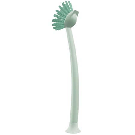 Perie de vase cu sistem de fixare si racleta, Verde, 29 x 7 cm - eMAG.ro