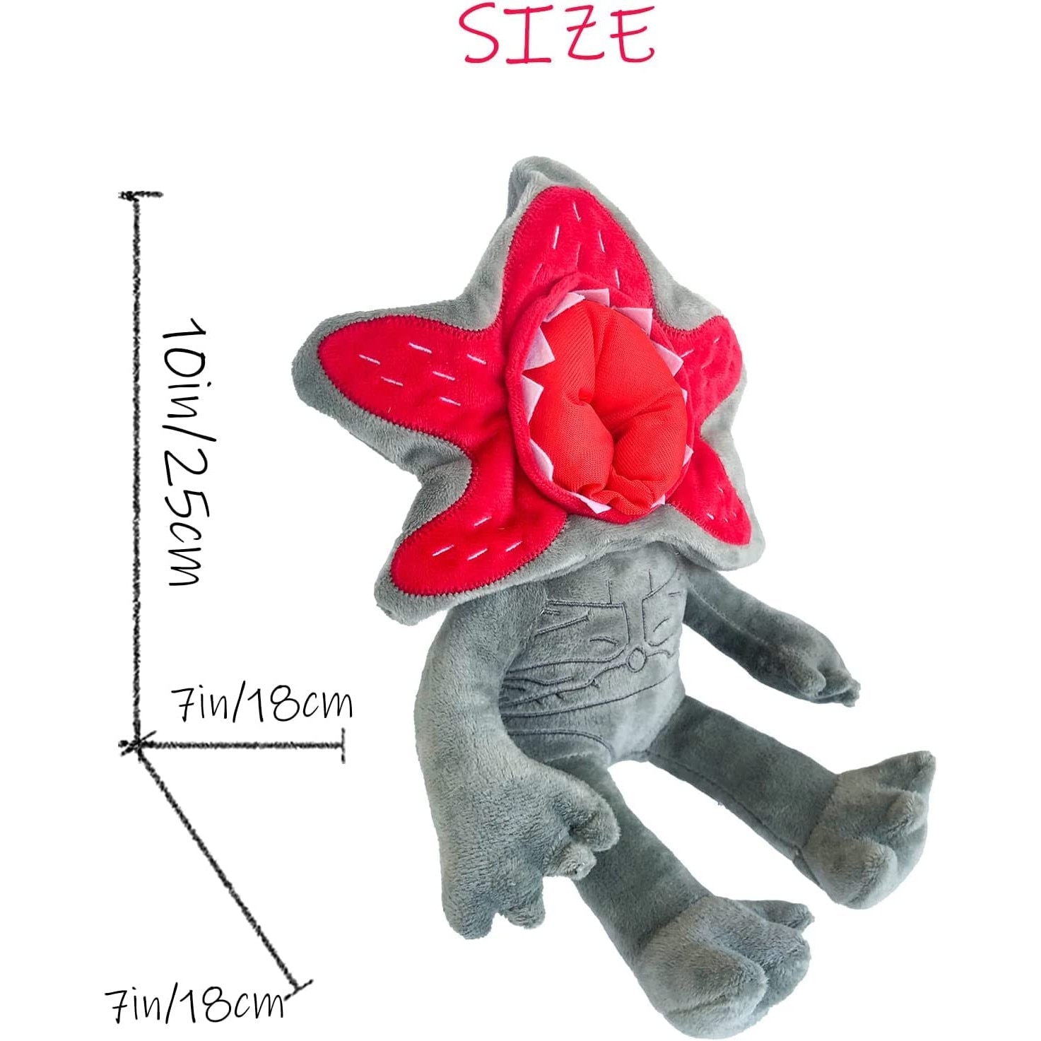 Demo-Gorgon Stuffed Plush Toy, HiScooter, Stranger Demogorgon Plush ...