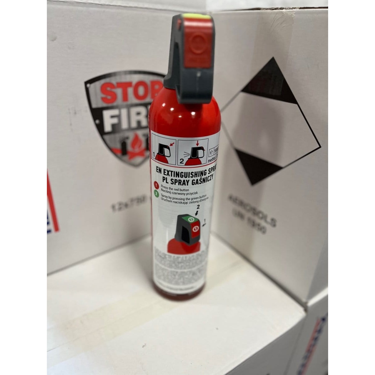 Extinctor de uz casnic, Reinold, Aluminiu, 750 ml - eMAG.ro