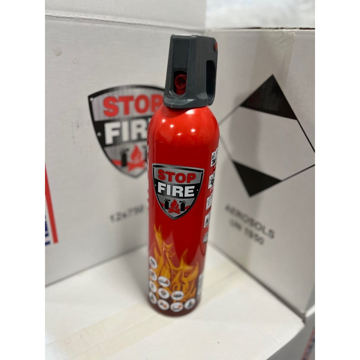 Extinctor de uz casnic, Reinold, Aluminiu, 750 ml - eMAG.ro