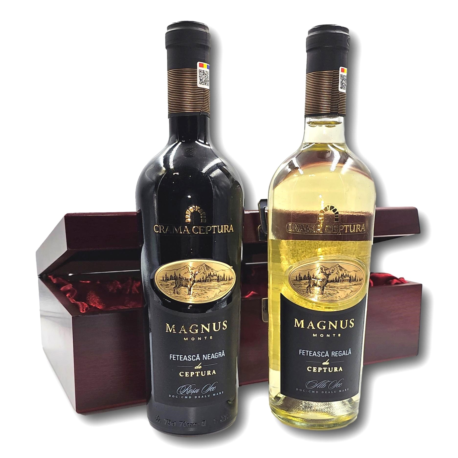 Pachet cadou special, CADOURI PREMIUM, model Wine Selection cu vinuri ...