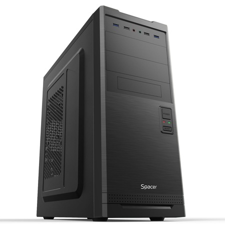 Carcasa Spacer, office, negru SPCS-OC-STYLE - eMAG.ro