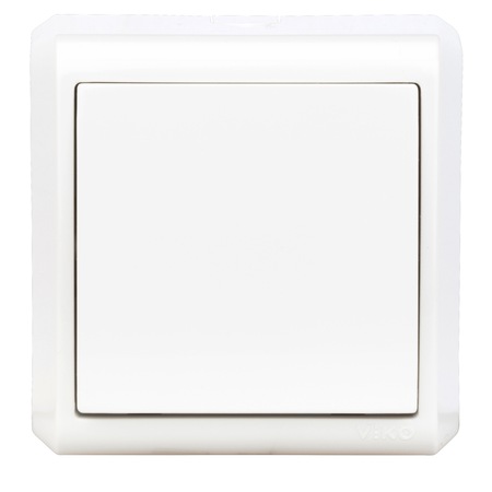 Intrerupator simplu Schrack Visio50 EV310001 aparent alb cleme cu surub ...