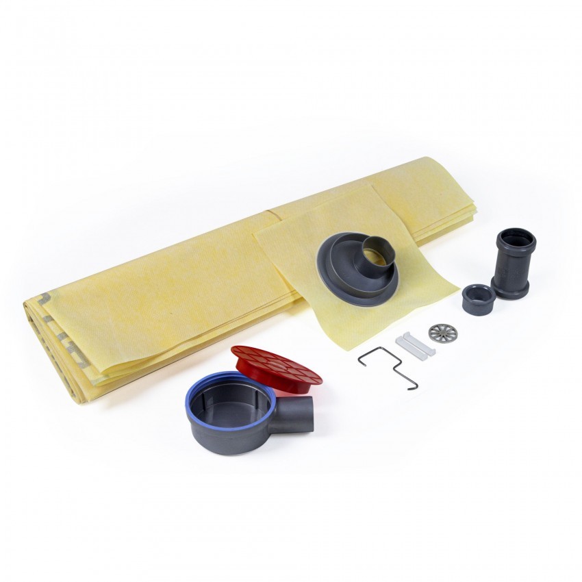 Kit rigola Basic Duo 80 + Membrana impermeabila - Revestech - eMAG.ro