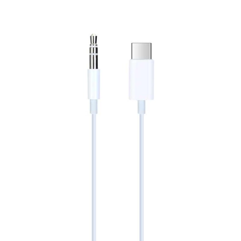 Cablu alb Type-C - Audio AUX 3.5 mm, 1m - eMAG.ro