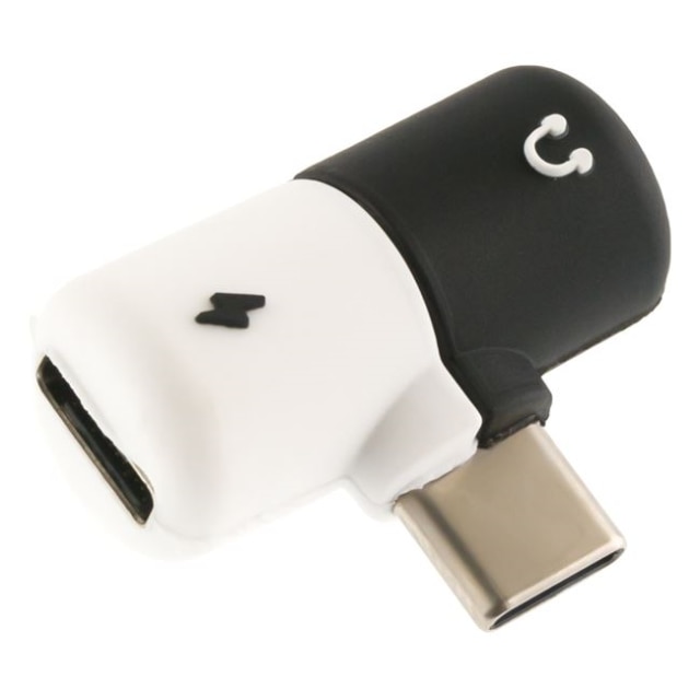 Сплитерен адаптер Usb Type C към 2x Usb Type C Слушалки и зарядно