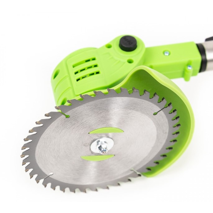 Motocoasa electrica 36V, trimmer cu 2 acumulatori de8Ah, 230W, tija ...