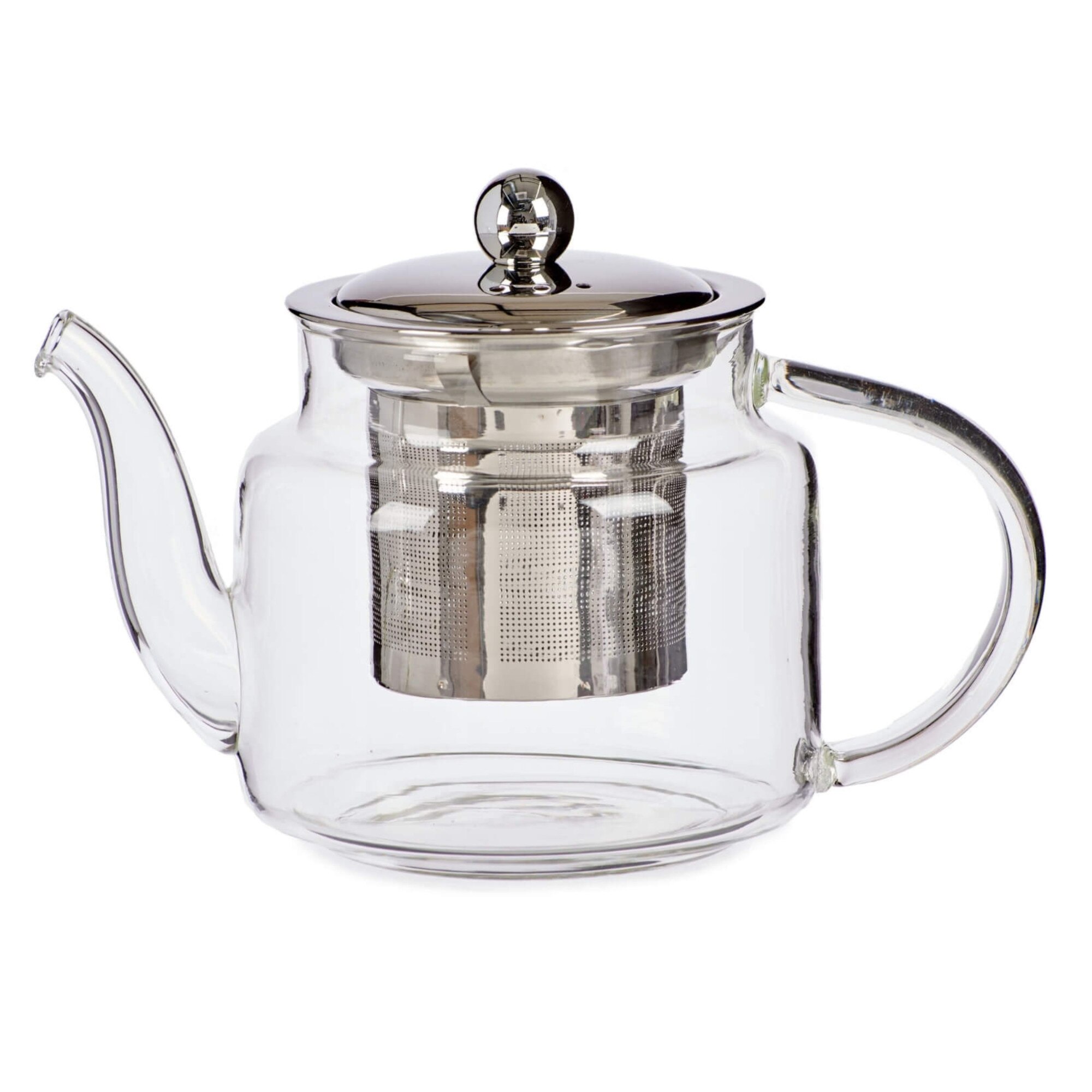 Ceainic sticla, cu infuzor inox 0,5 litri, Vivalto - eMAG.ro