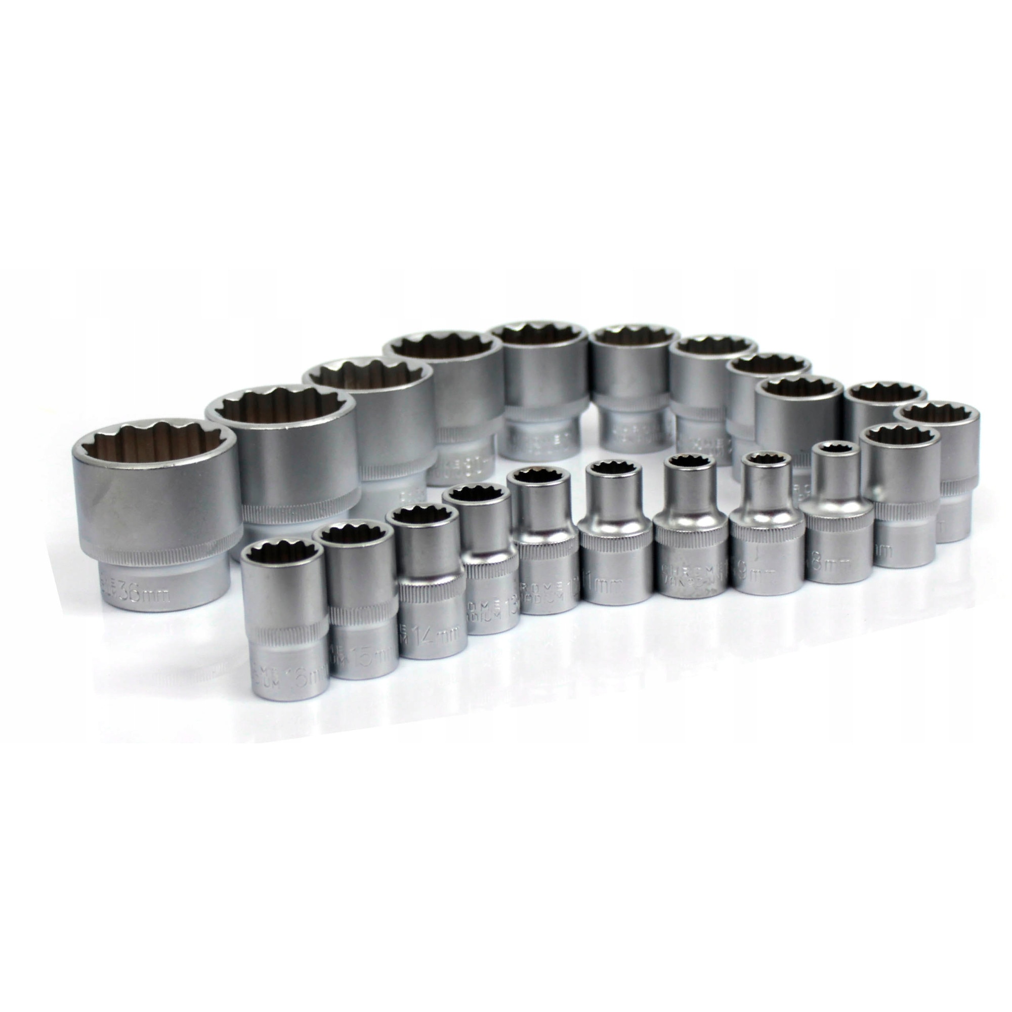 Set de 21 chei tubulare cu 12 colturi 8-36mm 1/2 - eMAG.ro