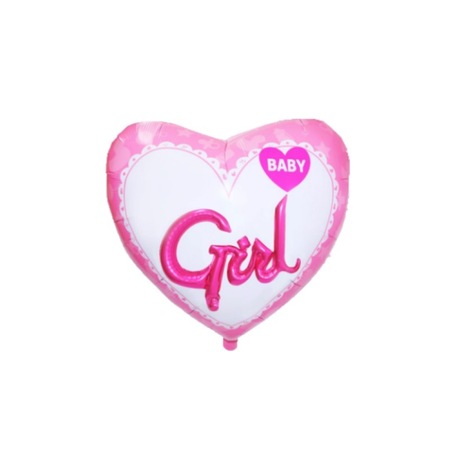 Balon folie botez inima Baby girl, 80x84 cm - eMAG.ro