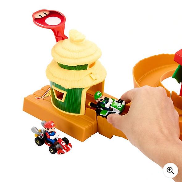 Playset Mario track jungle kingdom, Hot Wheels, 1:64 - eMAG.hu