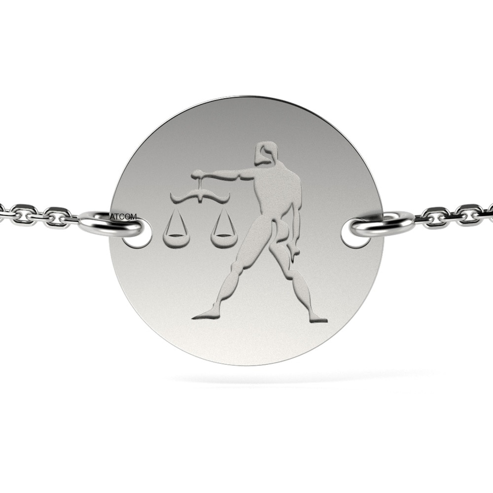 Bratara cu lantisor din argint model Balanta - eMAG.ro