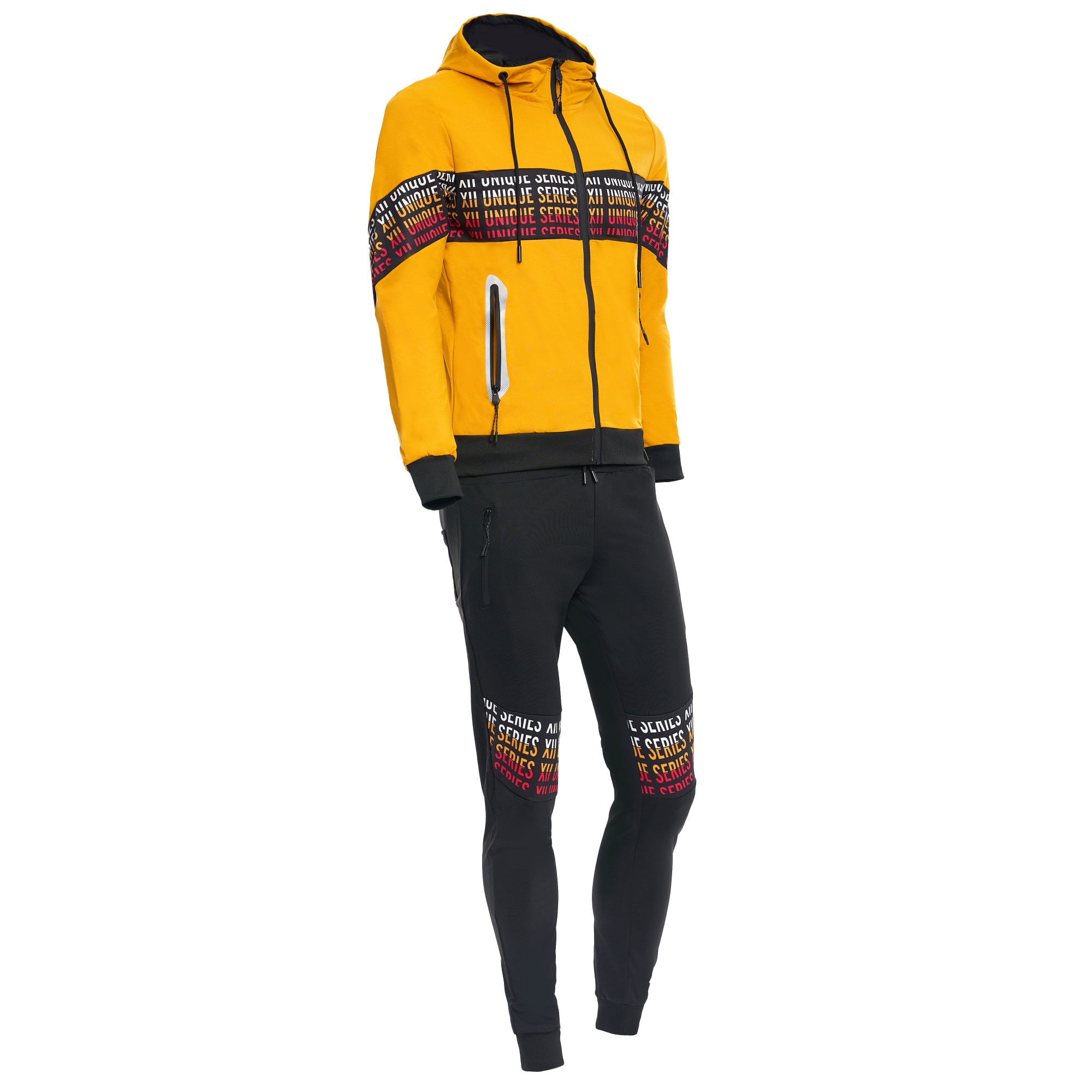 Trening barbatesc slim-fit Galben XXL - eMAG.ro