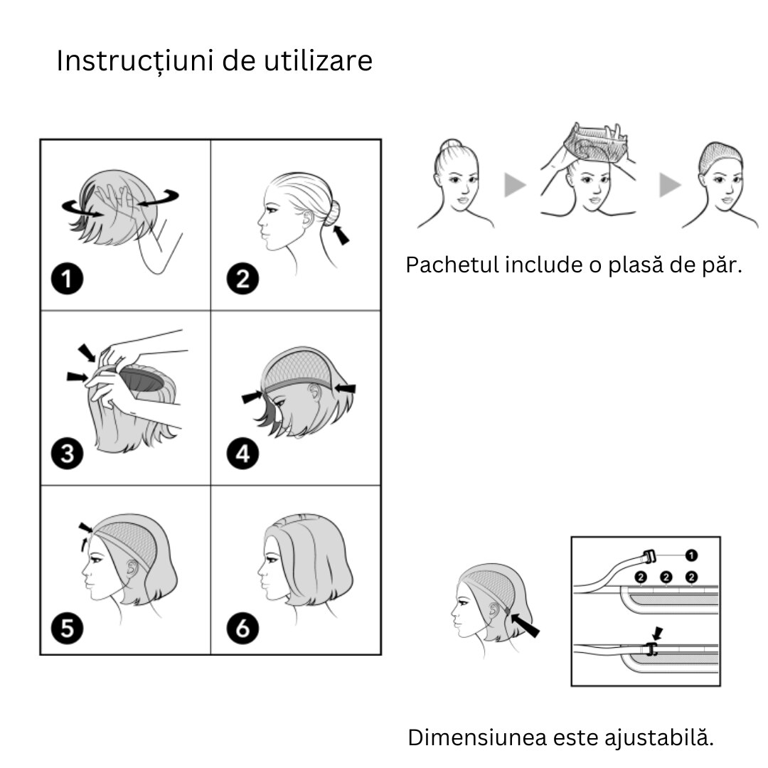 Peruca din Par Sintetic pentru Femei MIROXA ® Antira, Culoare Blond ...