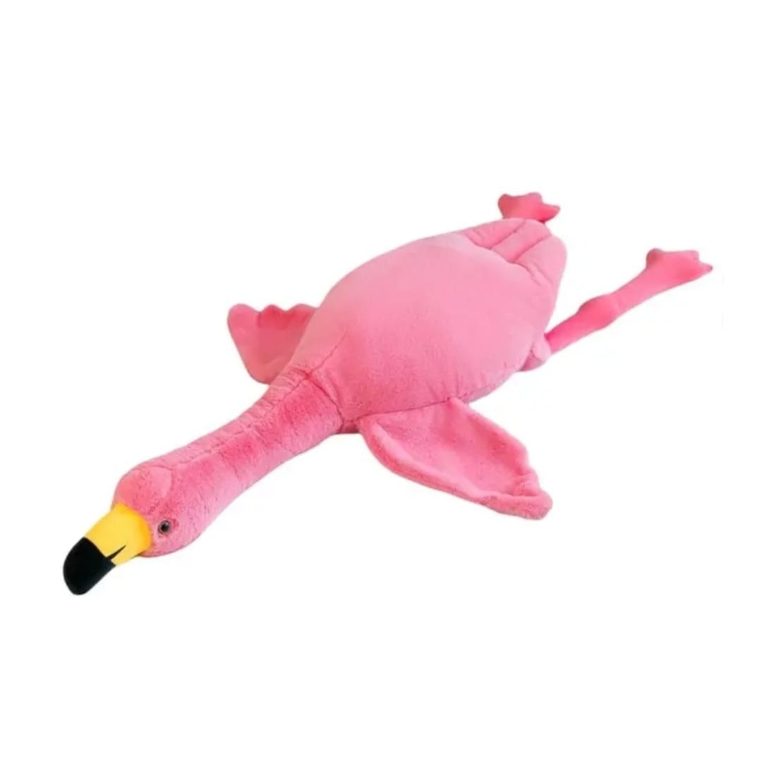 Jucarie de plus, Flamingo, tip perna, roz, 130 cm - eMAG.ro