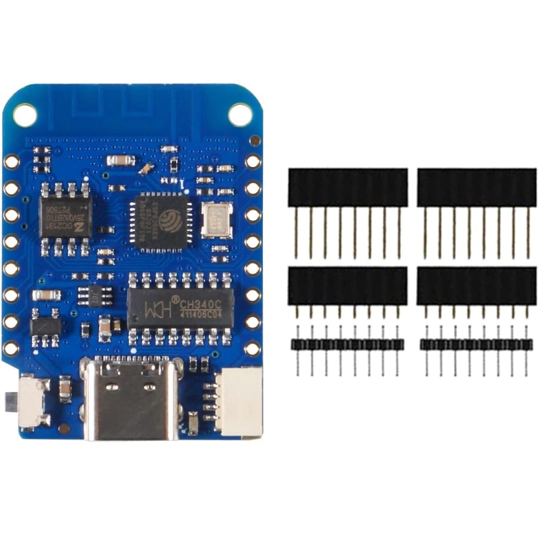 Placa dezvoltare compatibila WEMOS D1 Mini, V4, Type-C USB, WIFI, IoT ...