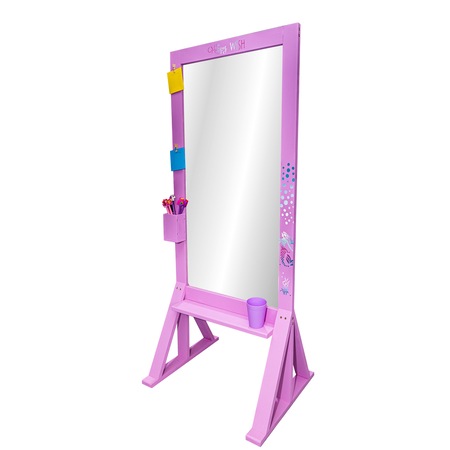 Panou educativ de pictura pentru copii, din lemn si acrilic, mov, + 2 ...