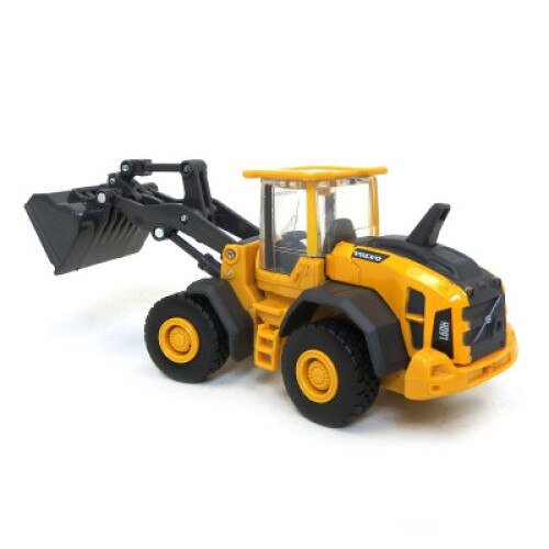Macheta auto, Buldo Excavator Volvo L60H, scara 1:50, galben−negru ...