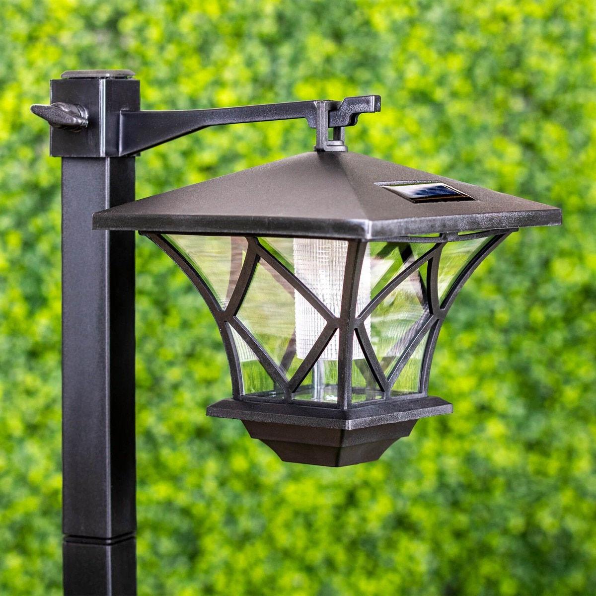 Set 2 lampi solara De Gradina LED RIBES Lanterna Exterior 155cm LUMILED ...