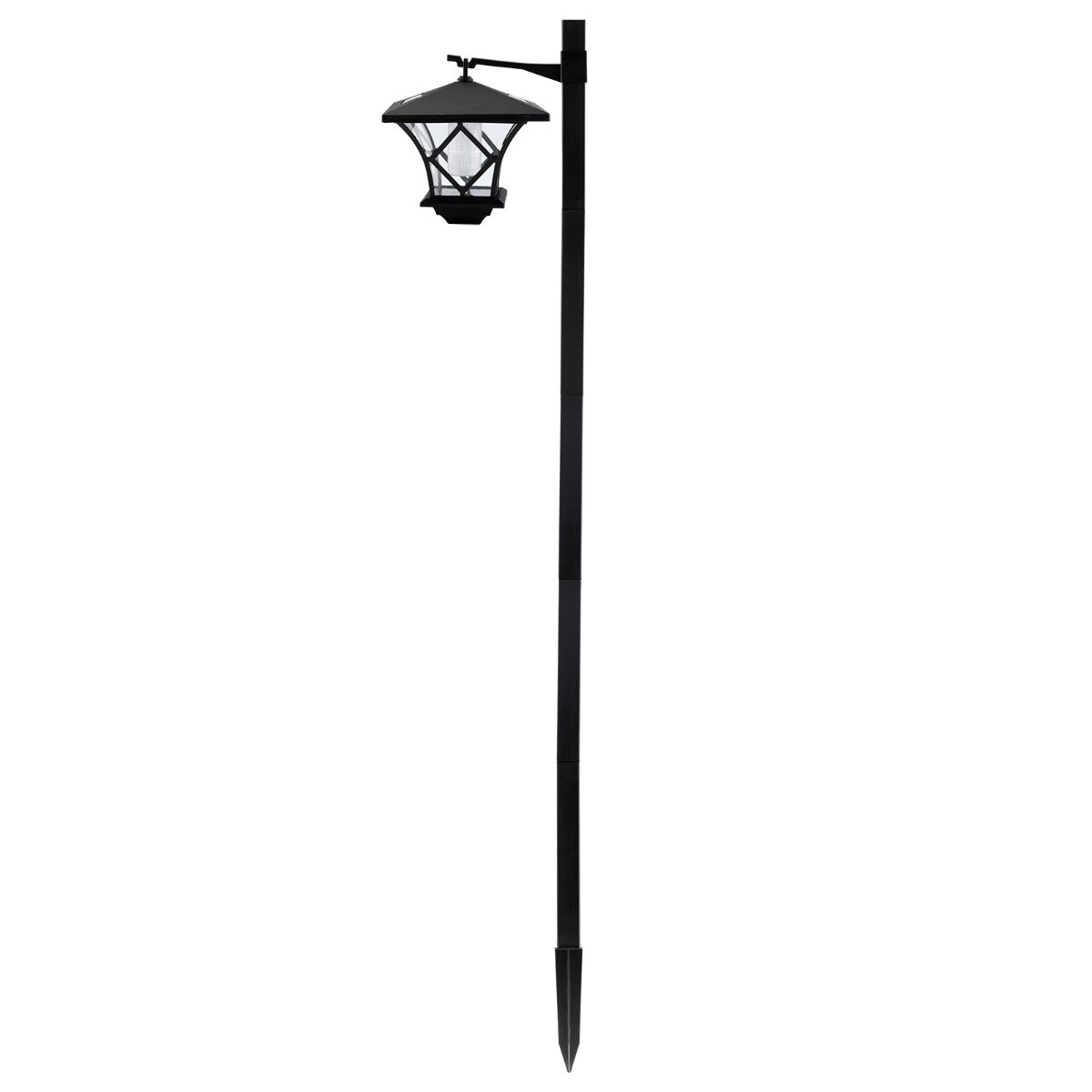 Set 2 lampi solara De Gradina LED RIBES Lanterna Exterior 155cm LUMILED ...