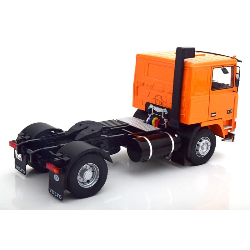 Macheta Camion Volvo F10 Truck Deutrans year 1977 orange / black - 1:18 ...