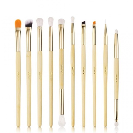 Set 10 pensule make-up maner bambus Beili - eMAG.ro