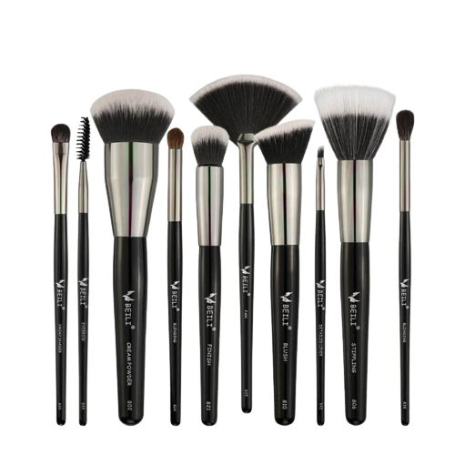 Set 10 pensule make-up Beili Black Professional - eMAG.ro