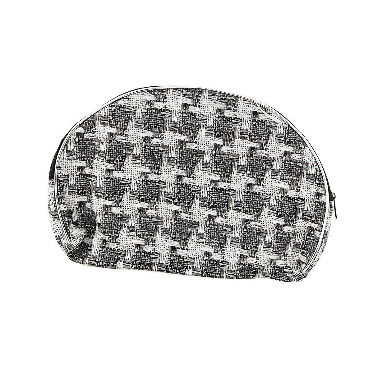 Set 3 gentute cosmetice cu imprimeu carouri, Gri - eMAG.ro