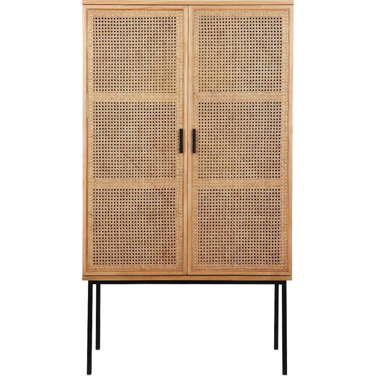 Comoda inalta Milan, natur, 90/40/160 cm - eMAG.ro