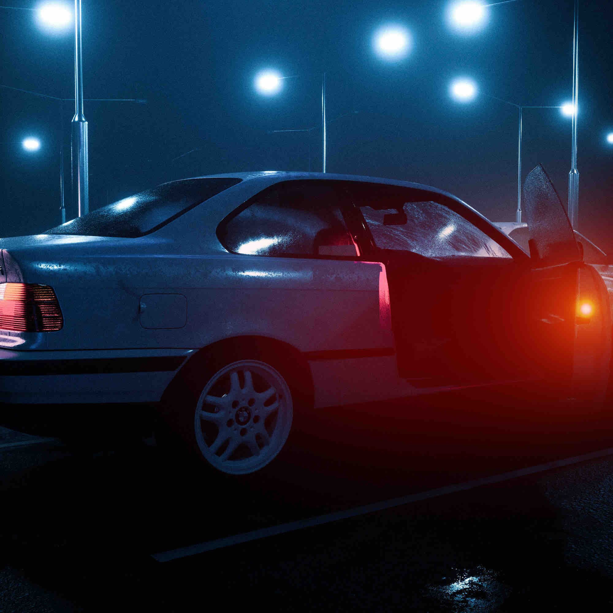 Pachet 4 bucati set lumini cu 5 led-uri auto wireless magnetice pentru ...